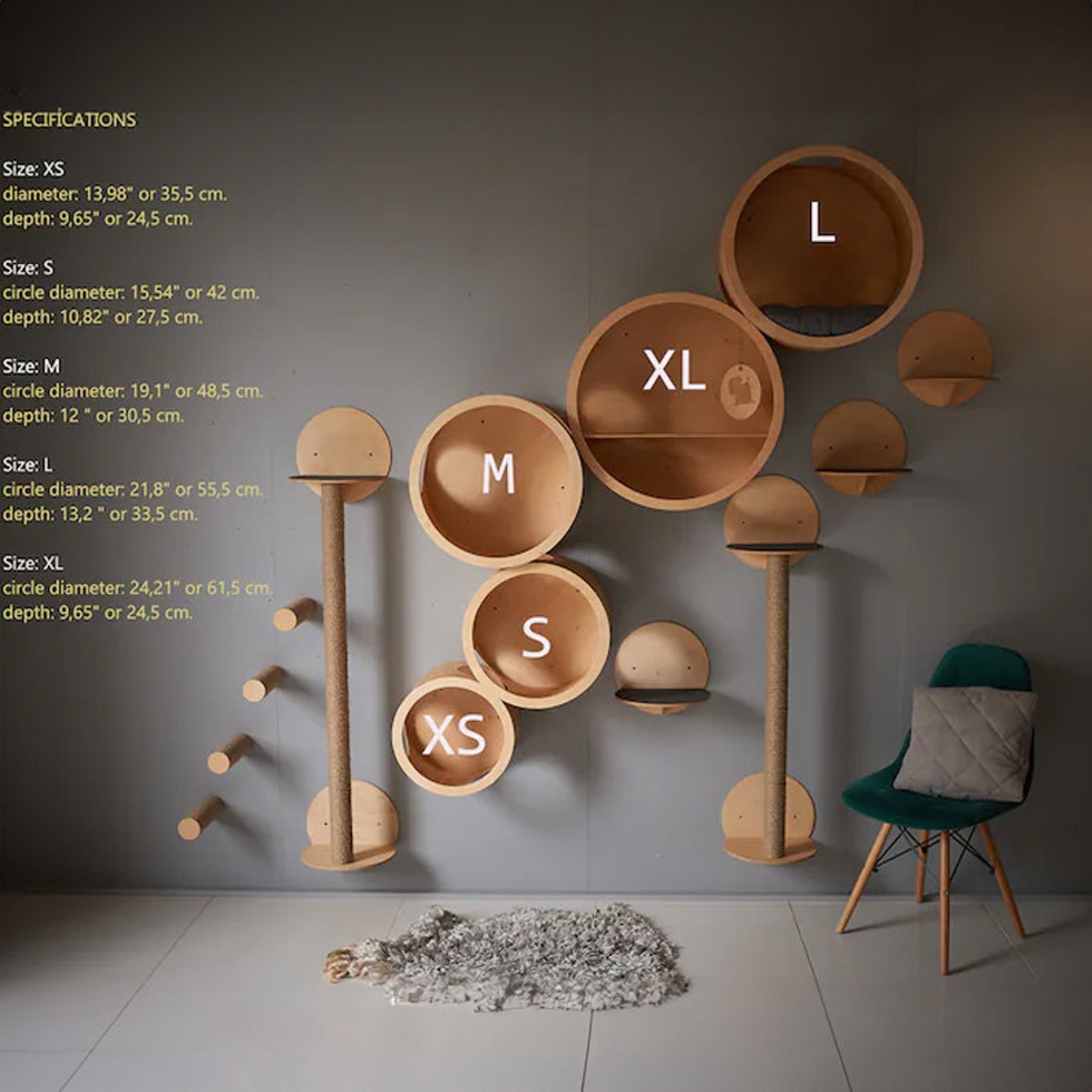 Gift for Cat Lover SET HOUSES for CATS Play House for Cat - Etsy