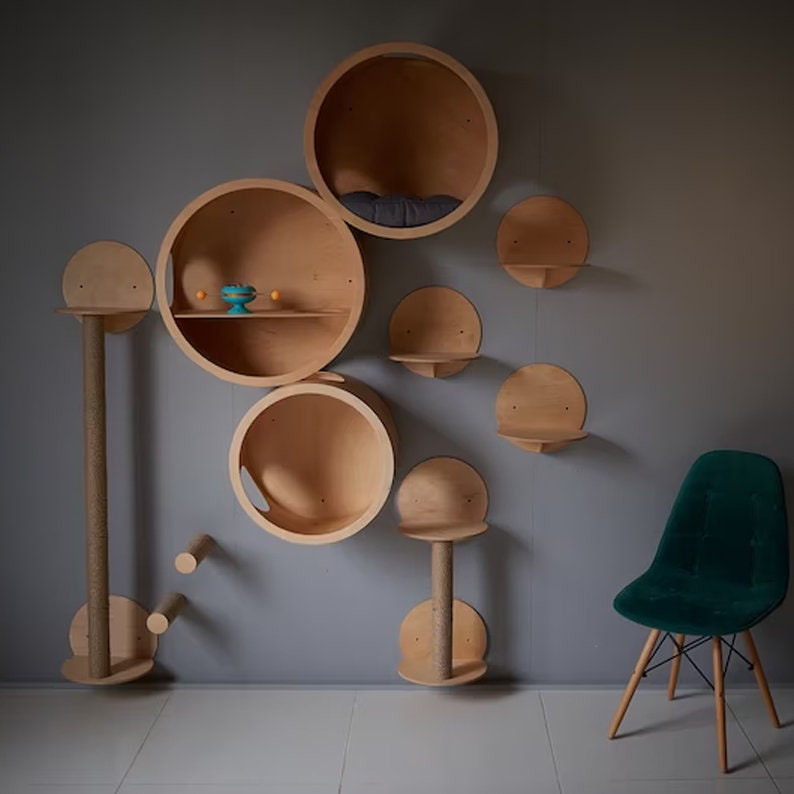 Gift for Cat Lover SET HOUSES for CATS Play House for Cat - Etsy