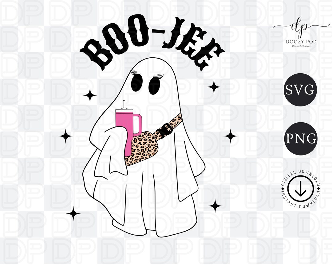 Boojee PNG Boojee Stanley Tumbler Spooky Vibes PNG - Etsy