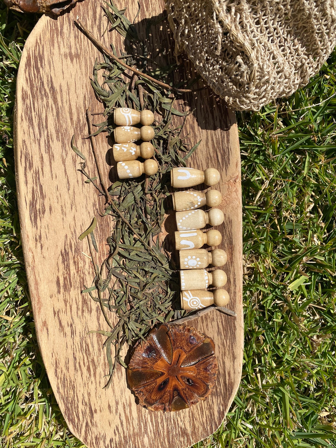 Small Indigenous Peg Doll - Etsy Australia