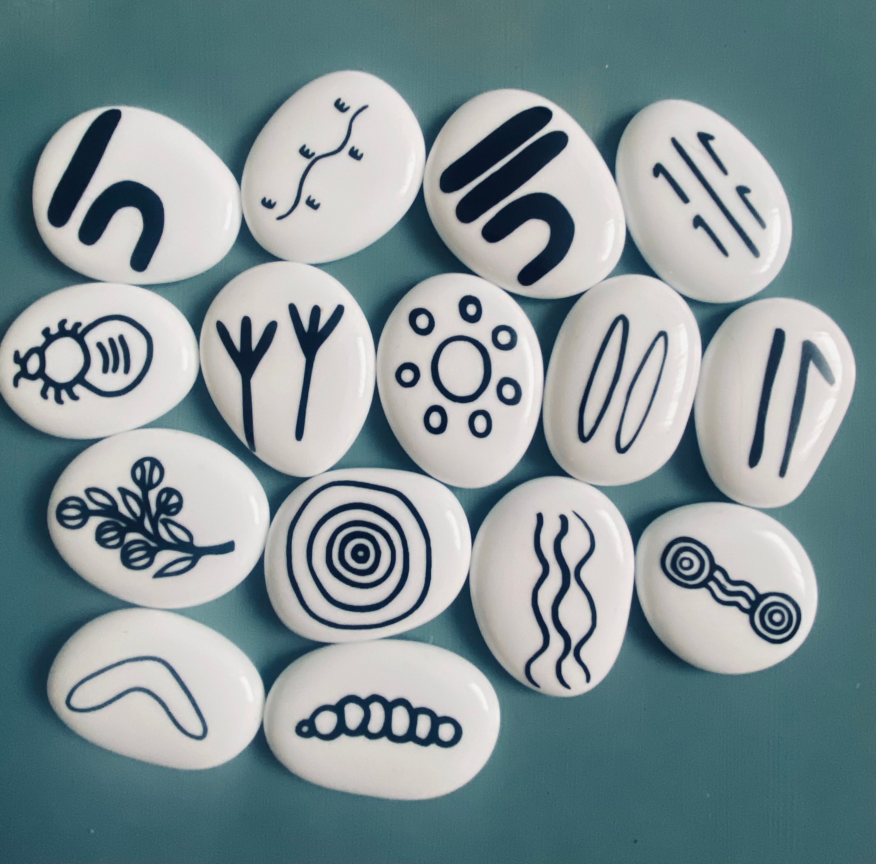 Indigenous Story Telling Stones - Etsy Australia