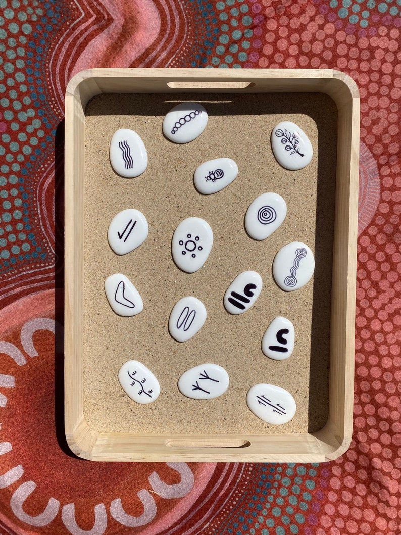 Indigenous Story Telling Stones - Etsy Australia