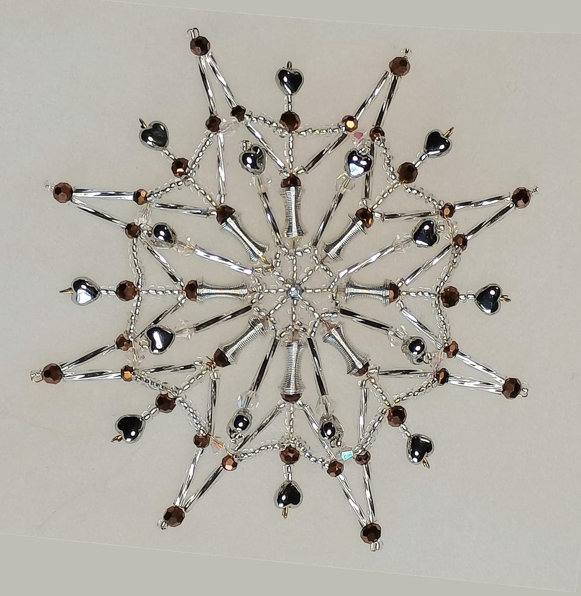 Unique Handmade Pearl Christmas Star, Gift Tag, Decoration, Gift ...