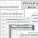 Vehicle Log Book A4 PDF Templates - Etsy Australia