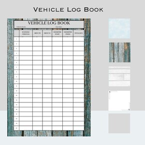 Vehicle Log Book A4 PDF Templates - Etsy Australia