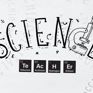 Science Teacher SVG, Periodic Table Teacher Png, Science Cut File ...
