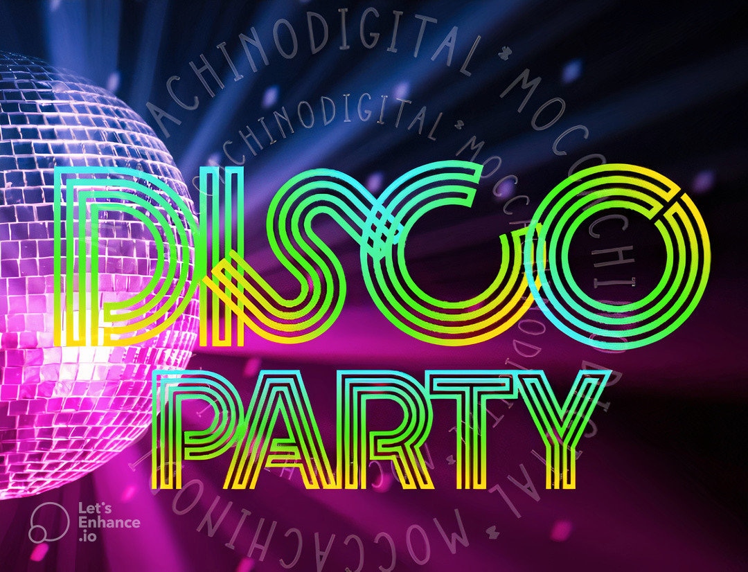 Disco Font SVG Bundle: Retro Futurism Art, Neon 70s Alphabet, (digital ...