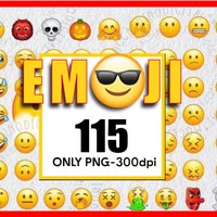 Emoji Svg Bundle,emoji Clipart, Emoji Svg Mega, High Quality Emoji ...