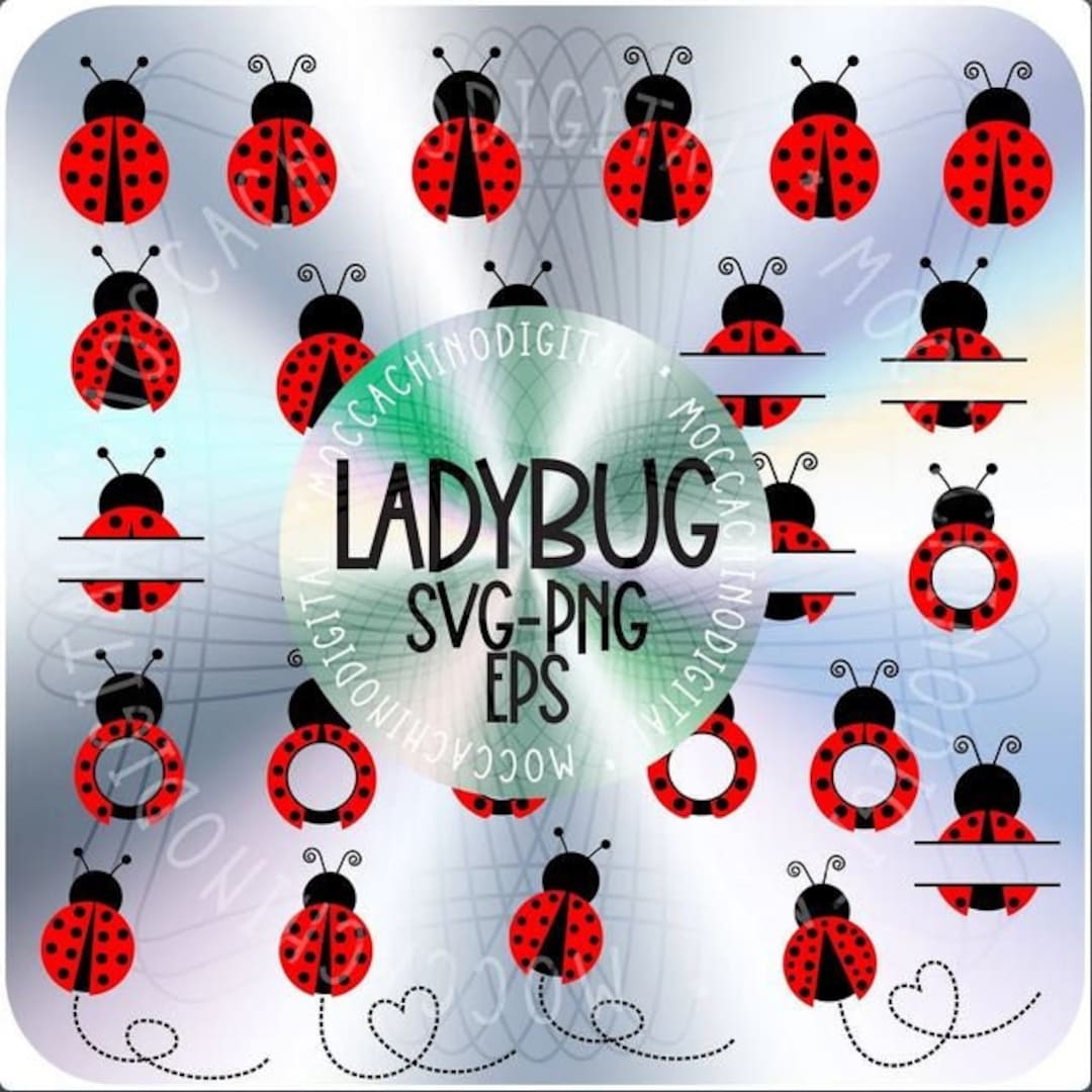 Ladybug Svg Bundle, Ladybug Clipart, Ladybug Png, Ladybug Svg Files for ...