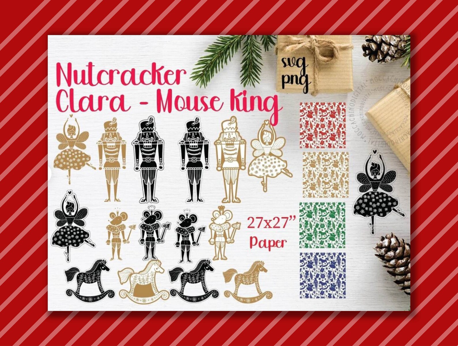 Christmas Nutcracking, Nutcracker Png, Ballet Mary Jane Clara Nutcracke,christmas NUTCRACKER Svg ...