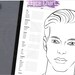 3 Size Male Female Face Chart, Face Chart for Makeup ,printable Make up ...