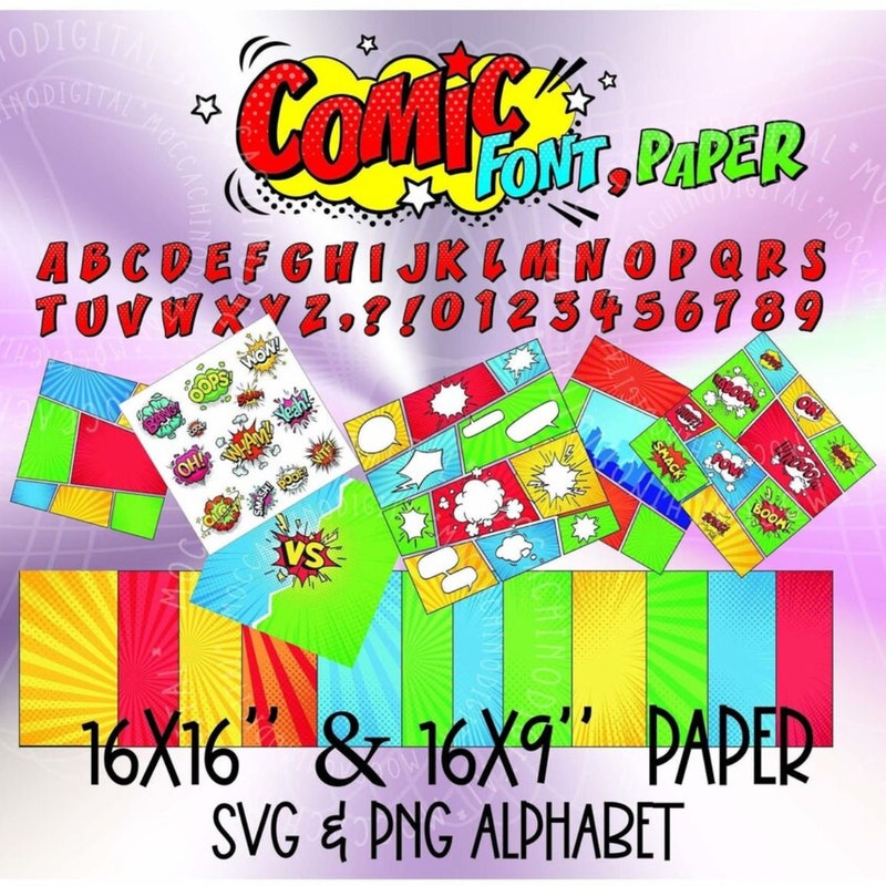 Superhero Letters - Etsy