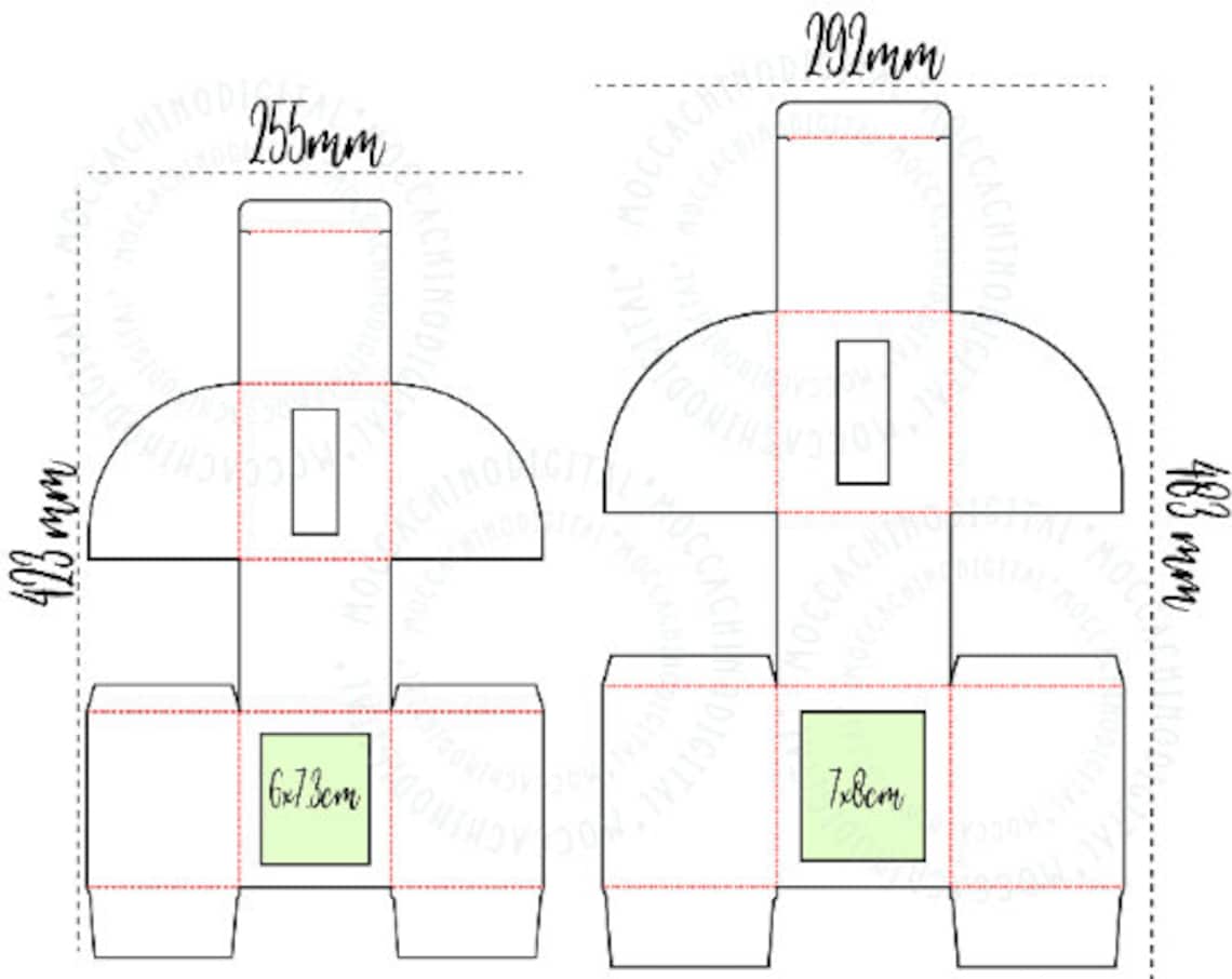 11 Oz-15 Oz Mug Gift Box Template Cut Files, Mug Press Svg, Mug Gift ...