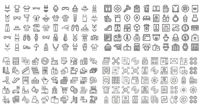 1000 ICON BUNDLE Svg,film Icon,navigation Icon,maps Icon, Shopping Icon ...