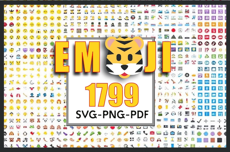 1799 Emoji SVG Png , Mega Bundle Emoji SVG, Emoji Clipart , Emoji ...