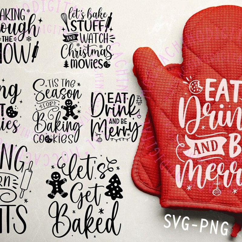 Oven Mitt Svg - Etsy
