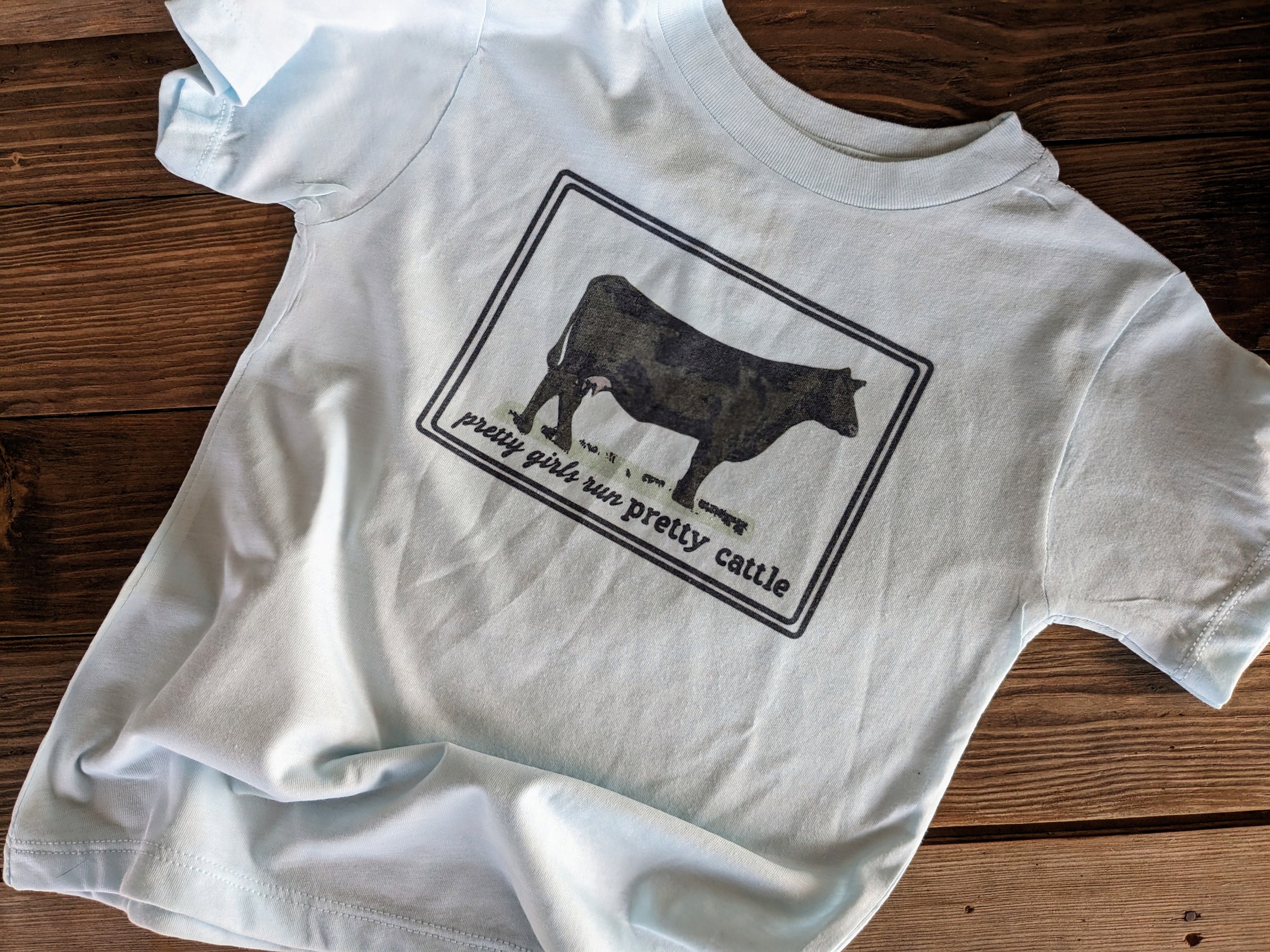 Pretty Girls Run Pretty Cattle Shirt - Etsy