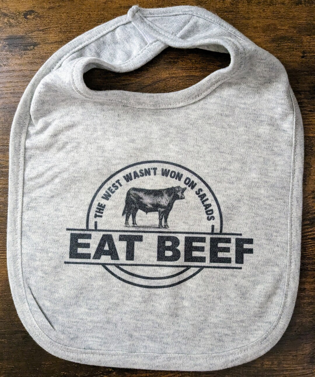 Eat Beef Baby Bib - Etsy