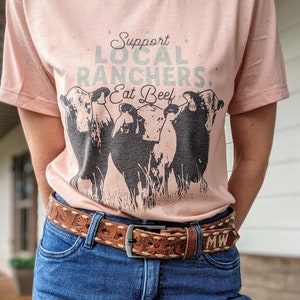 Support Local Ranchers - Eat Beef Shirt - Etsy