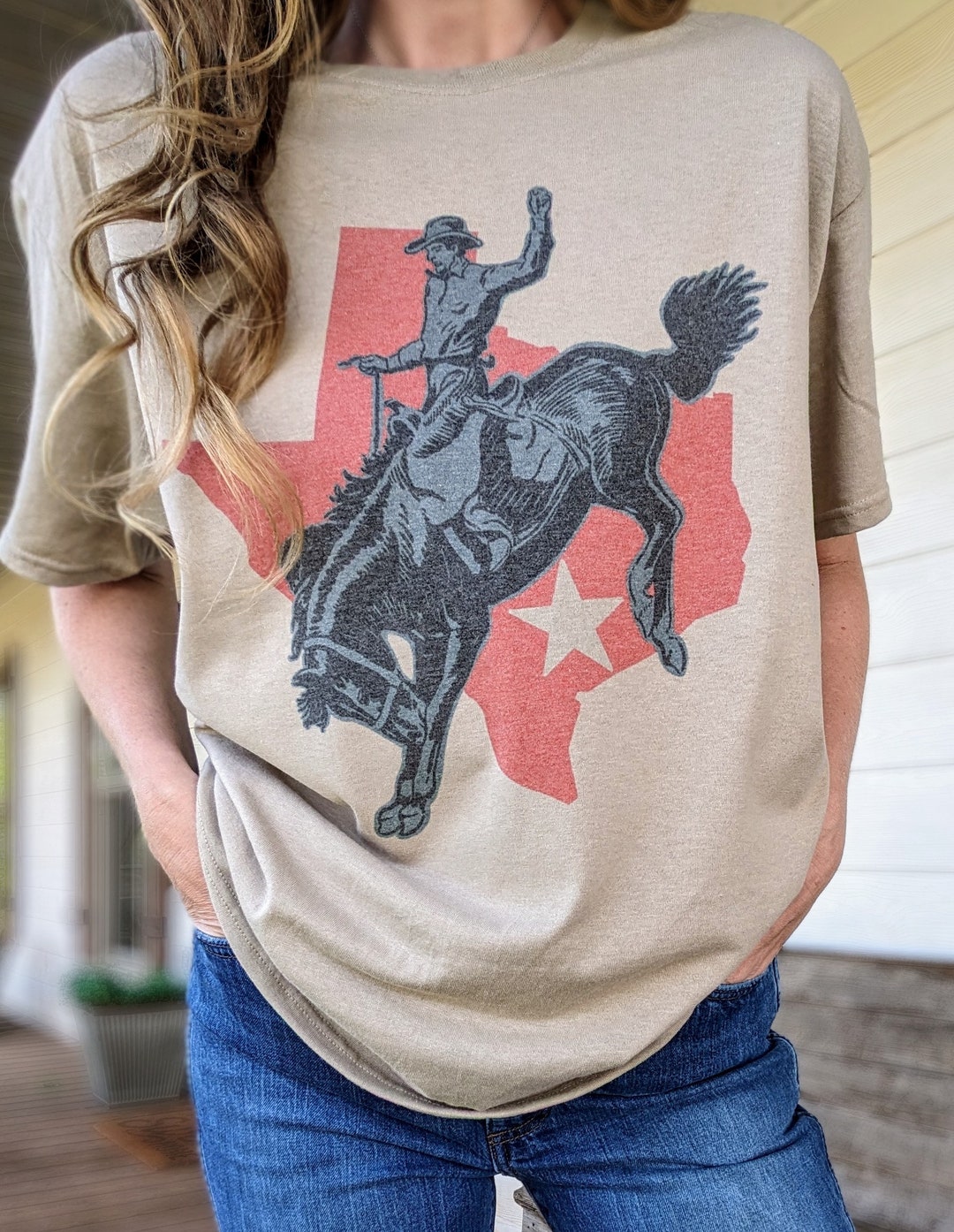 Texas Bronco - Etsy