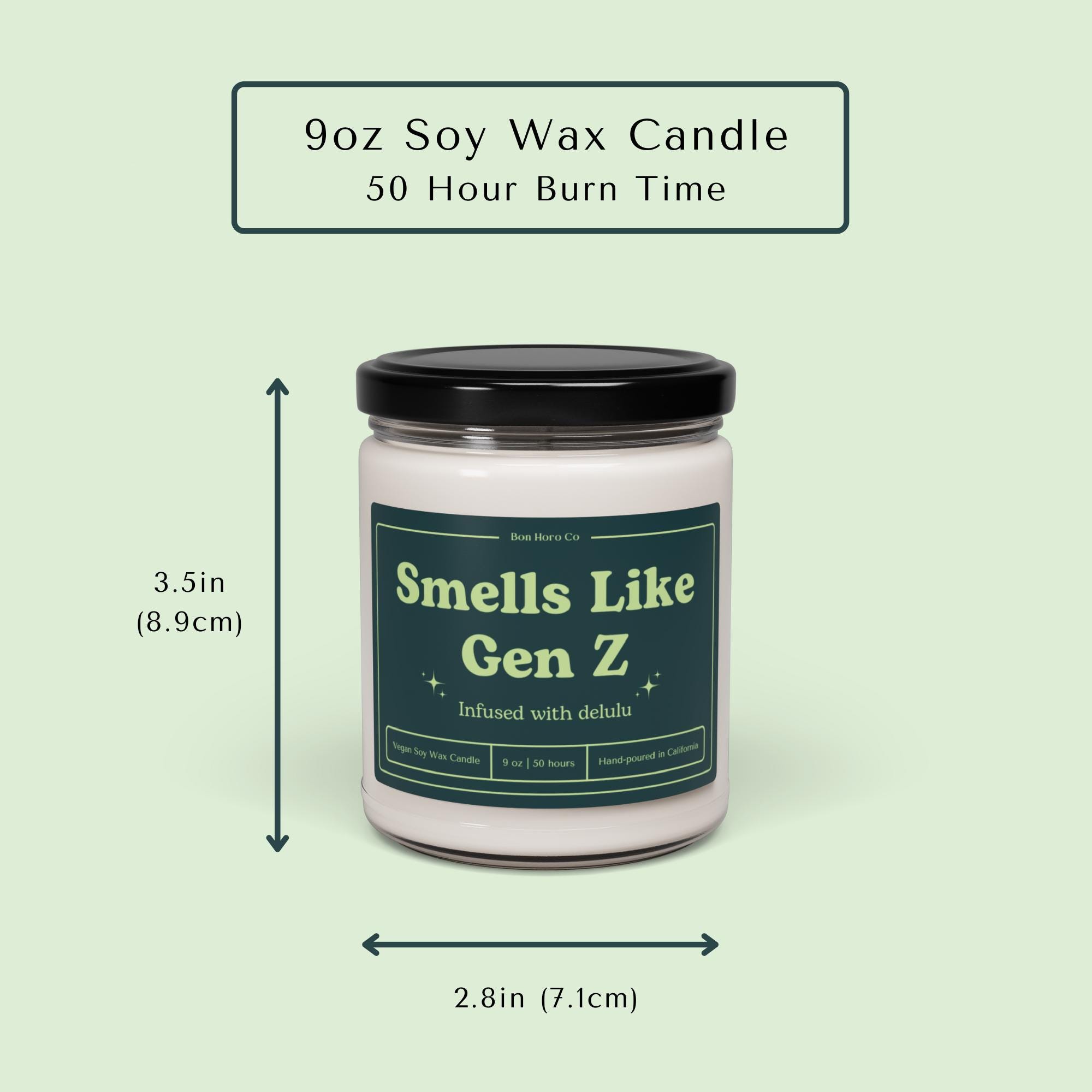Smells Like Gen Z | Infused With Delulu | Green | Gifts for Him Her ...