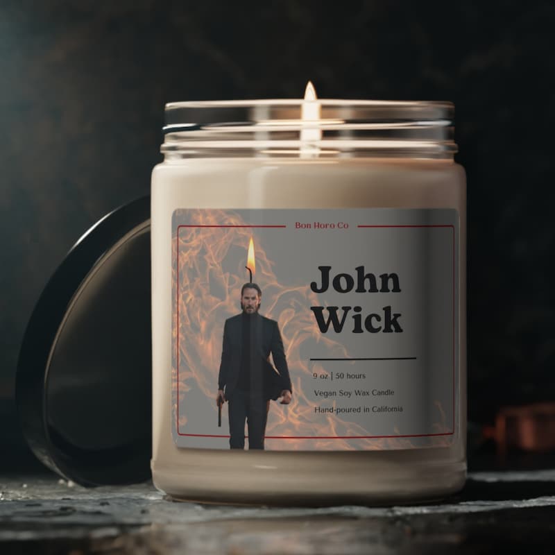 John Wick Candle - Etsy