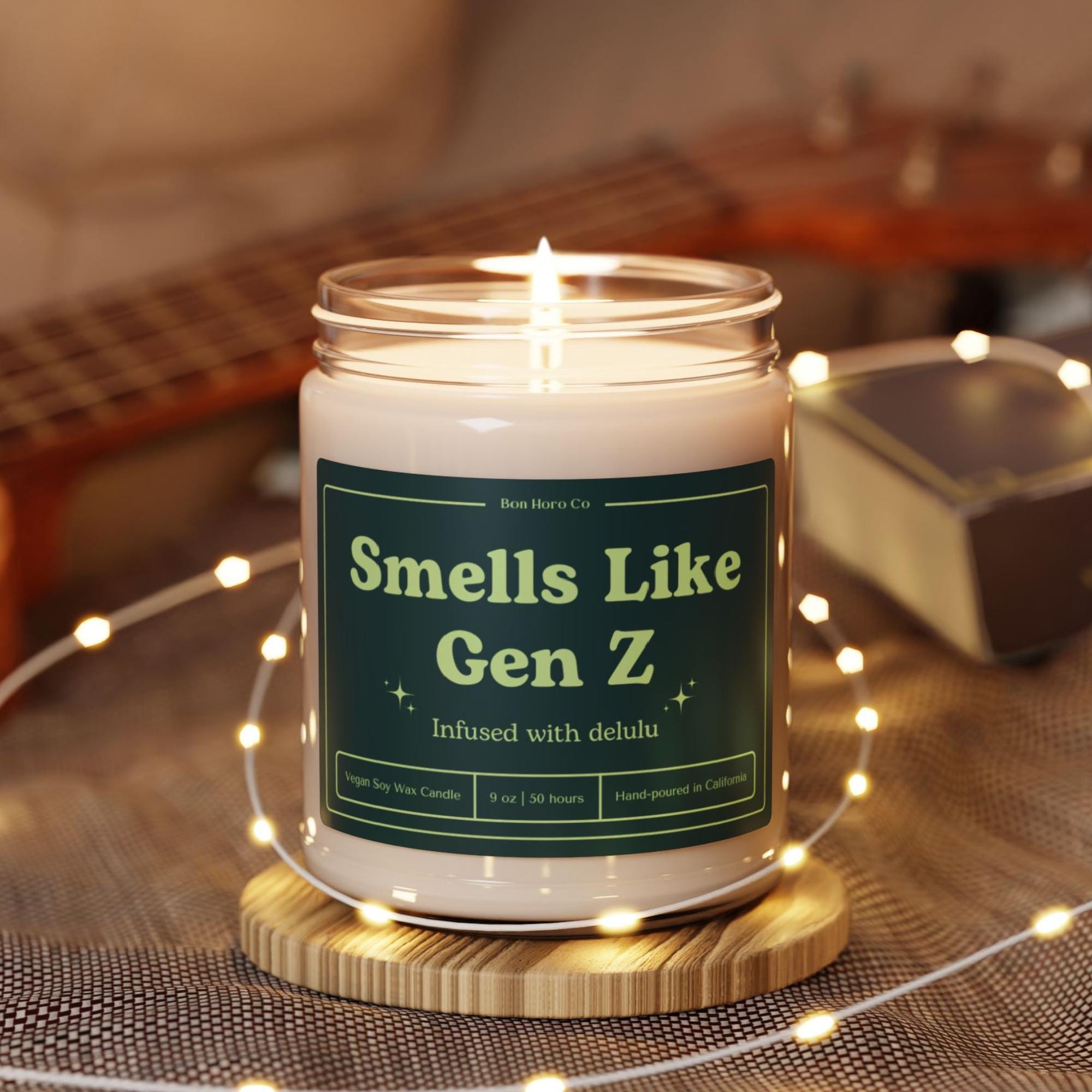 Smells Like Gen Z | Infused With Delulu | Green | Gifts for Him Her ...