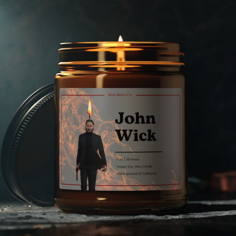 John Wick Candle - Etsy