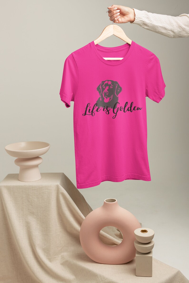 Life is Golden T-shirt, Golden Retriever Dog Mom Shirt, Golden Mama Tee, Golden Owner Gift, Dog ...