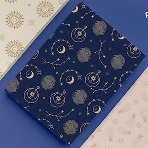 Celestial Digital Paper Set, Seamless Textures, Patterns, Backgrounds ...