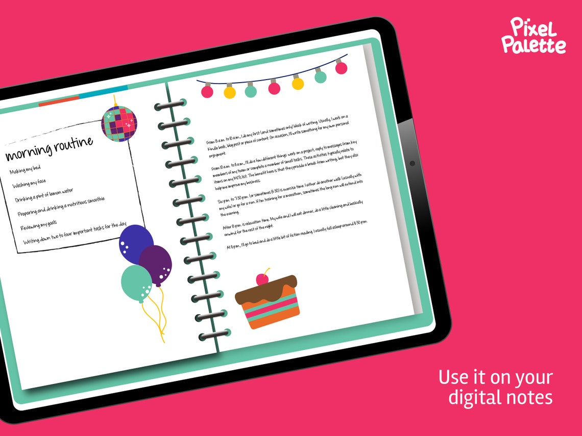 Party Time Clipart, Digital Stickers, Printable - Etsy