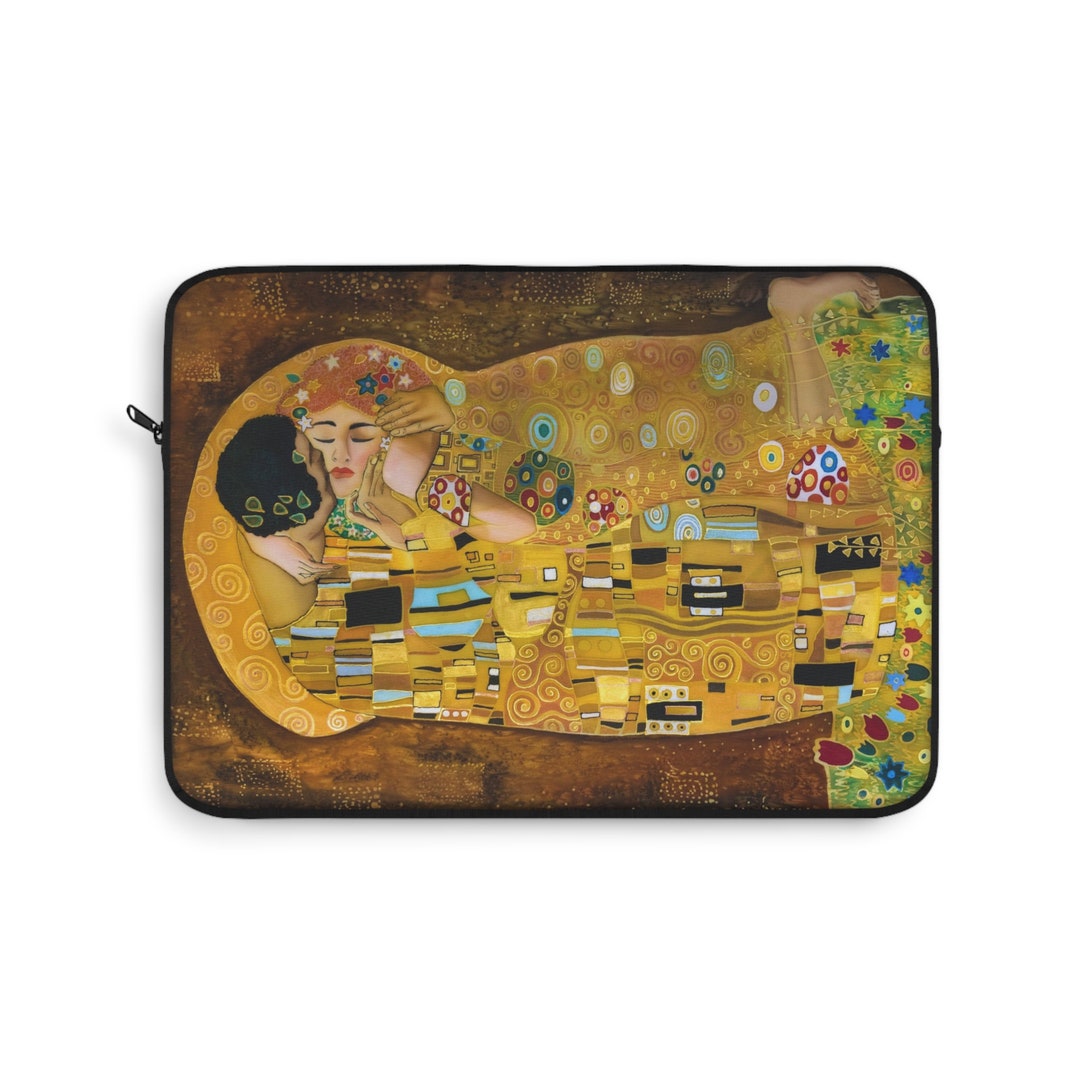 Laptop Sleeve Gustav Klimt the Kiss Laptop Sleeve, Abstract - Etsy
