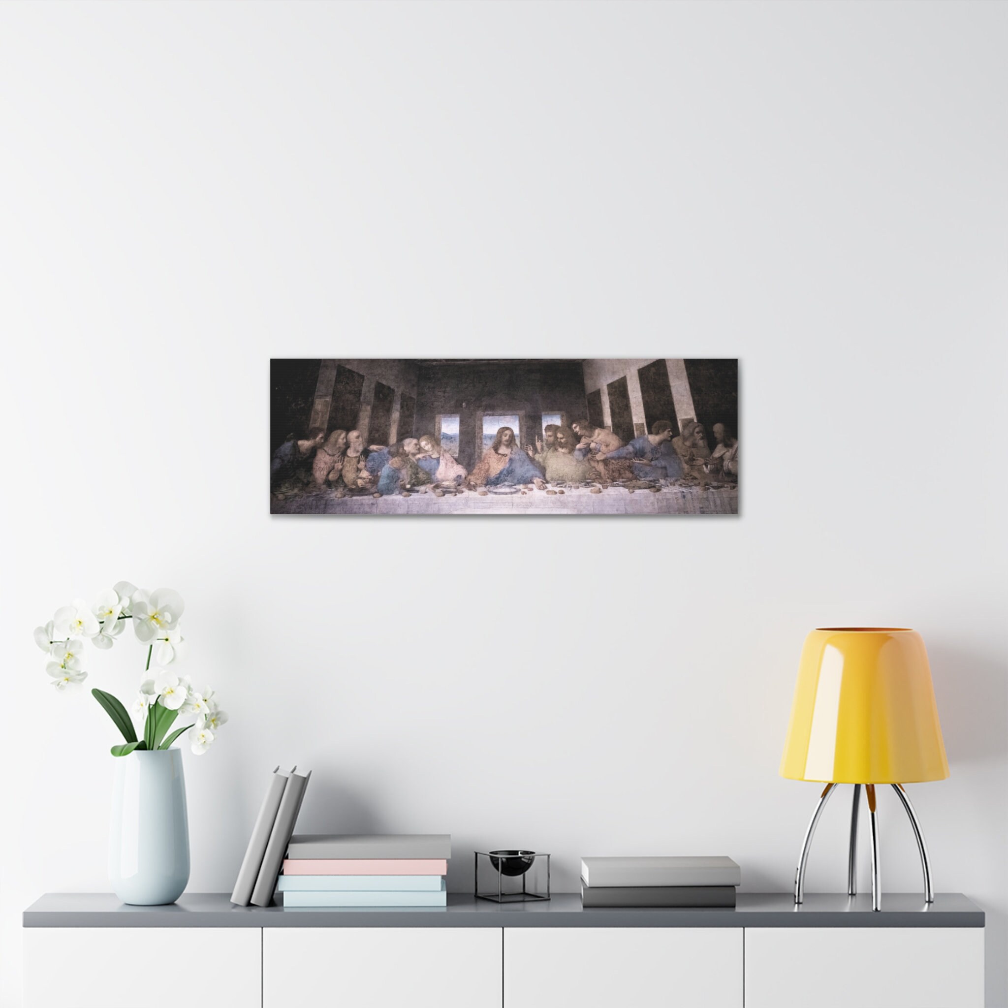 Canvas Gallery Wraps, the Last Supper, 36x12inches, Easter, Maundy ...