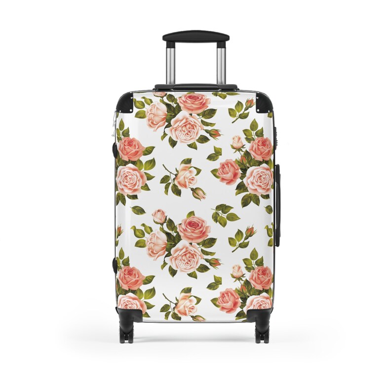 Roses Suitcase, Classic Rose, Vintage Rose, Girly Suitcase, Feminine ...