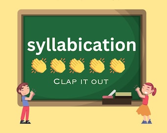 Syllable Practice Worksheets: Clap It Out Activity (digital Download ...