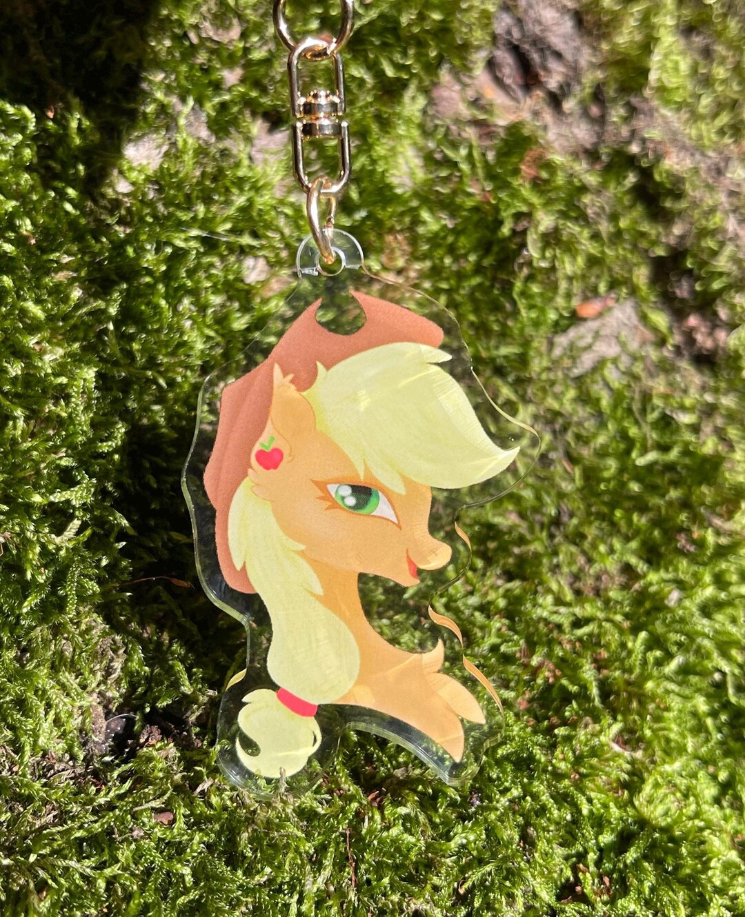 My Little Pony Acrylic Keychain Applejack - Etsy