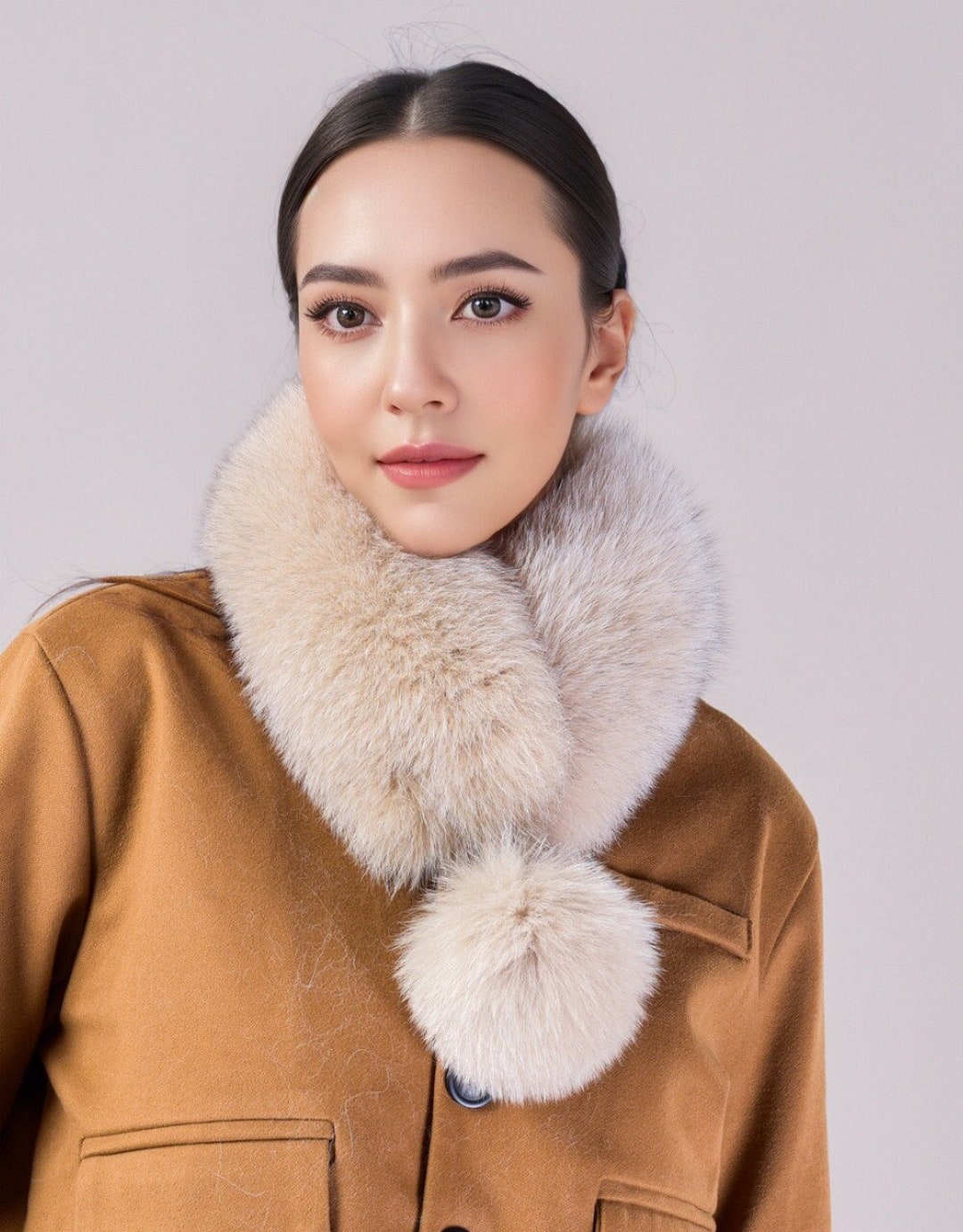 Fur Scarf for Women Real Fox Fur Scarf Fur Collar Fox - Etsy