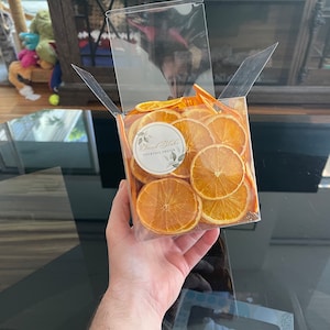 Dried Orange Slices - Dry Orange Wheels - 125+ Piece Orange Box - Tea ...