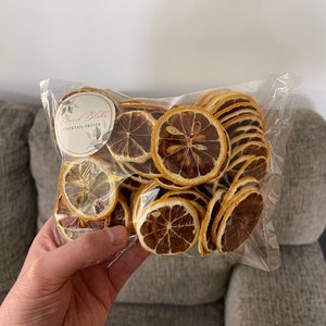 Dried Lemon - Dry Lemon - Dehydrated Lemon - Potpourri - Gift - Candle ...