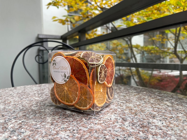 Dehydrated Citrus Box 80 Piece Dried Citrus Fruit Dried Lemon / Lime ...