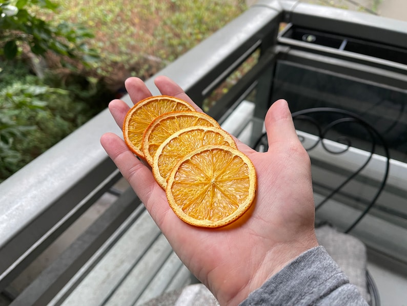 Dried Orange Slices - Dry Orange Wheels - 125+ Piece Orange Box - Tea ...