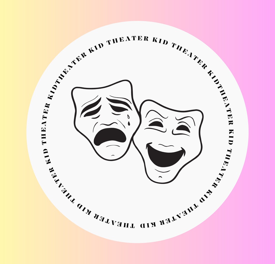 Theater Kid Sticker - Etsy