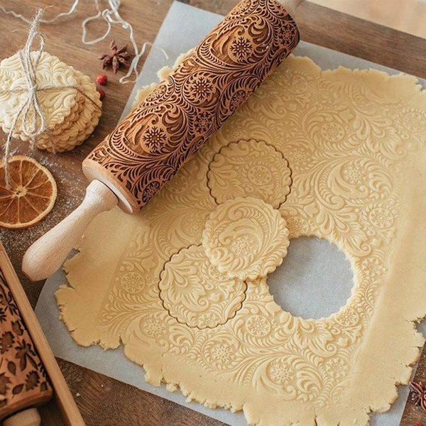 Paisley Rolling Pin - Etsy