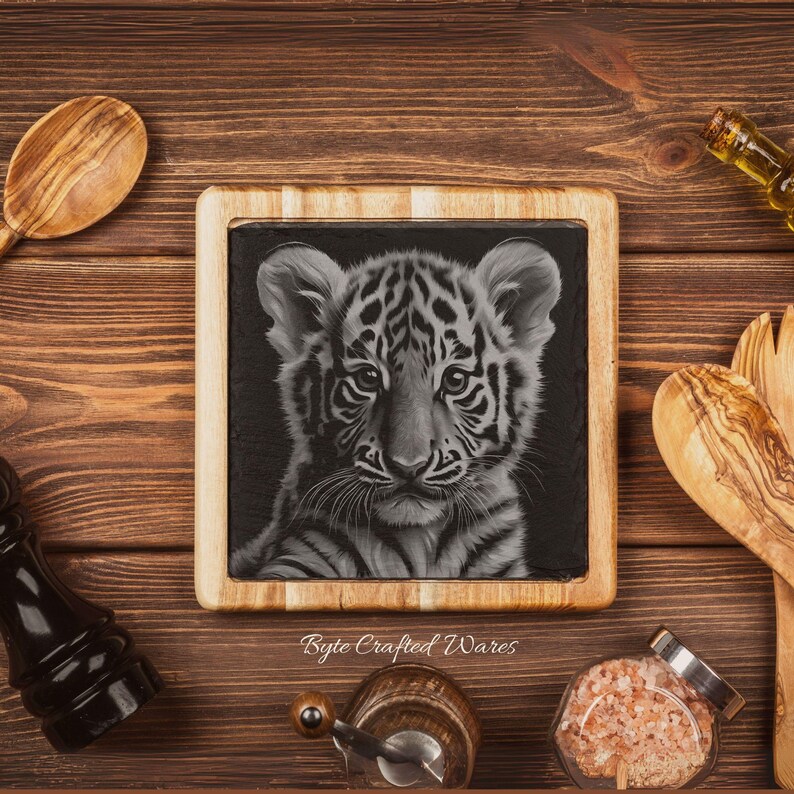 Safari Baby Animals Laser Engraving File, Laser Burn PNG, Cute Wildlife ...