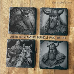 Viking Warrior Laser Engraving PNG File, Nordic Warrior, Slate Board ...