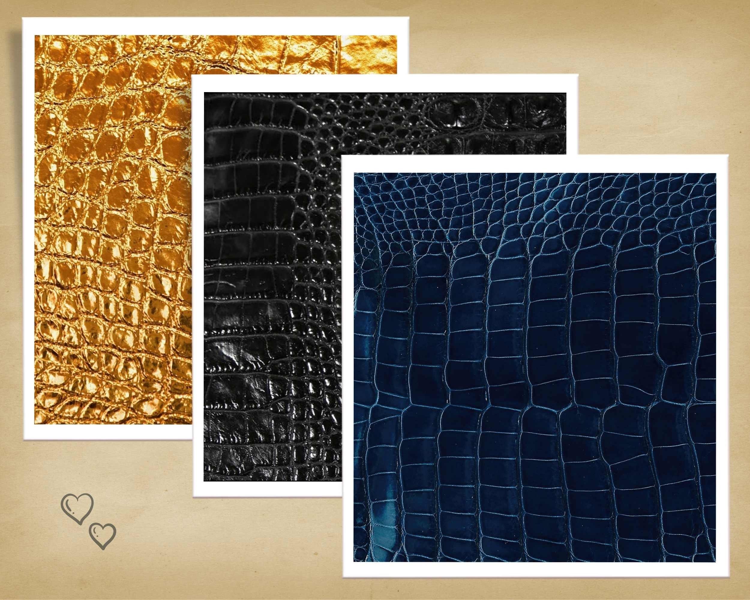 55 Leather Crocodile Textures - Digital Leather - Leather Background ...