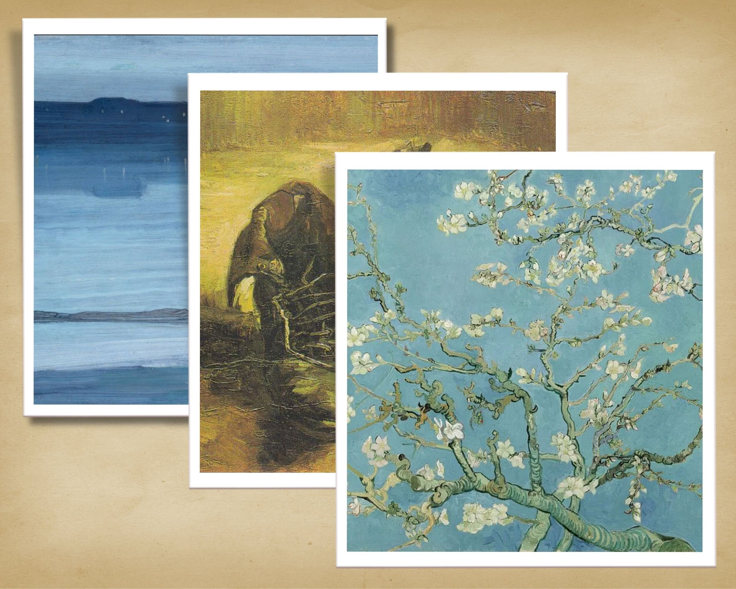 30 Vincent Van Gogh Paintings Digital Paper Van Gogh Paintings, Digital ...