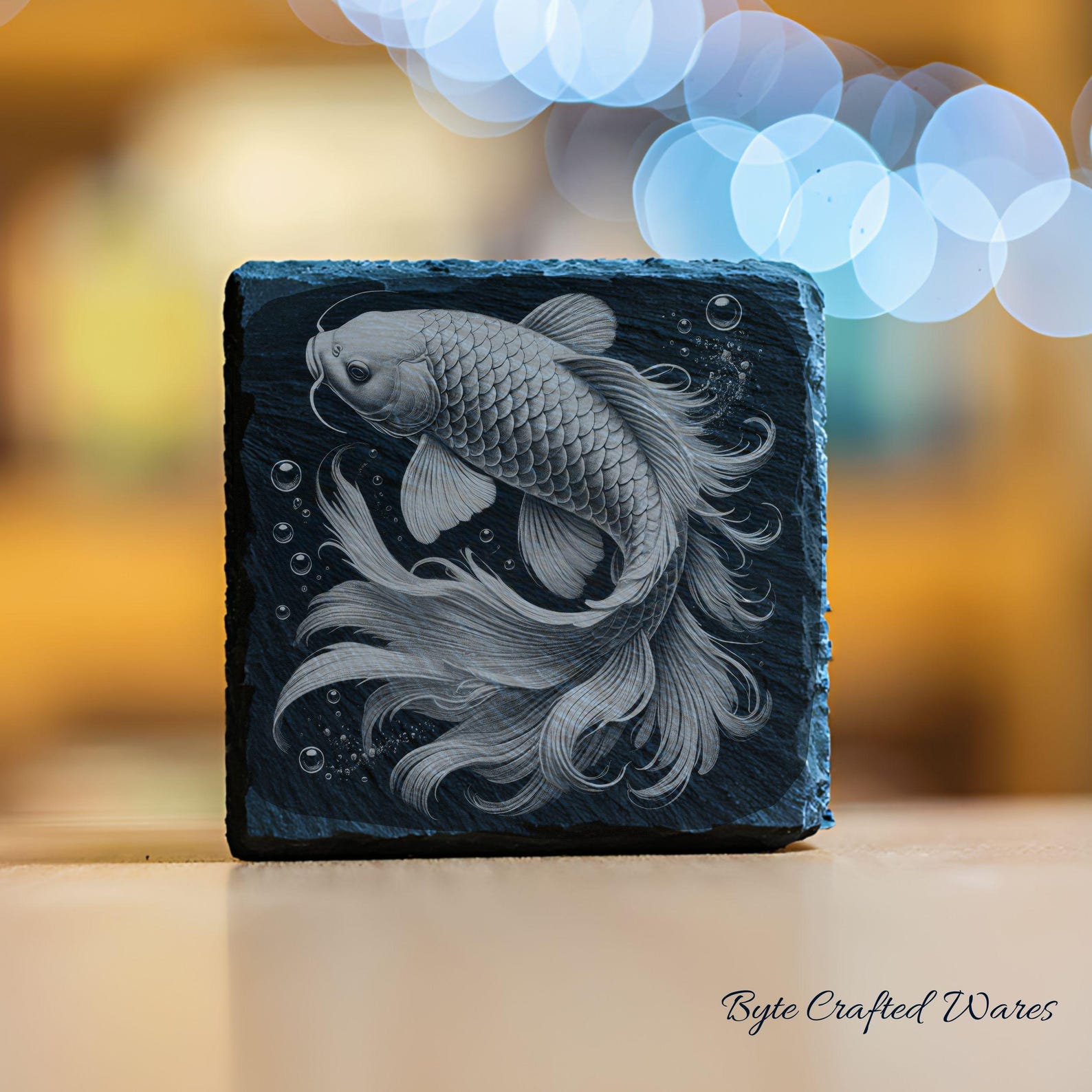 Koi Fish PNG Japanese Laser Engraving, Koi Carp CNC File, Zen Art Laser ...
