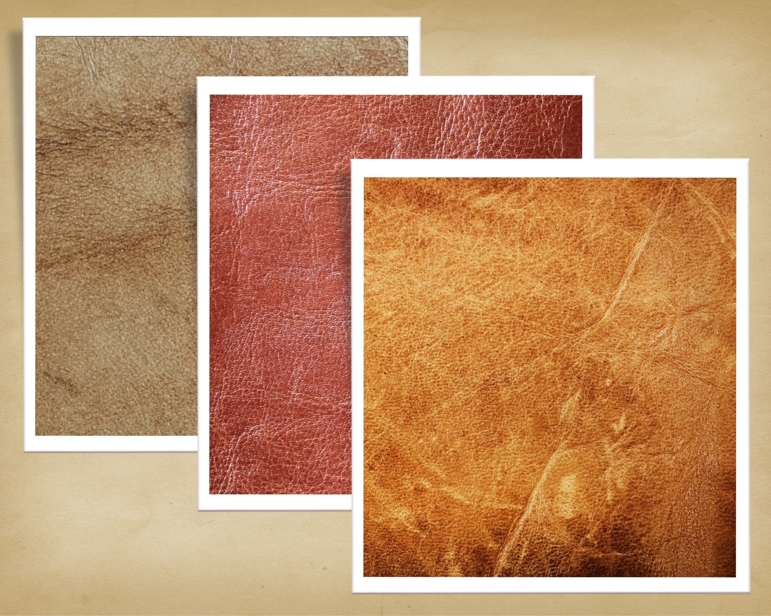 70 Leather Textures Digital Papers, Rustic Leather Page, Leather ...