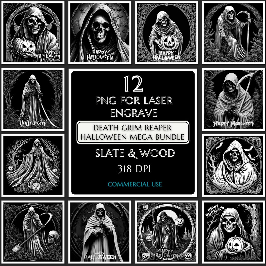 Grim Reaper Laser Engraving Png, Laser Burn Png, Slate Coaster Etching ...